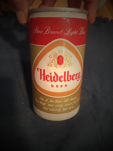 HEIDELBERG 12 OZ ALUMINUM BEER CAN BAR CODE HEIDELBERG BREWERY CARLING ...