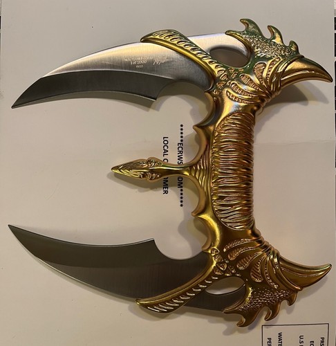 KIT RAE FANG OF BAELIN 24K GOLD KR3-G UNITED CUTLERY FANTASY BLADE ...