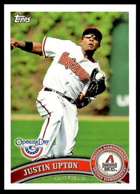 2011 Topps Opening Day #18 Justin Upton Arizona Diamondbacks | eBay