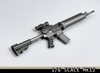 1:6 WWII War Army MK12 Gun Rifle Weapon for 12" Hot Toys Phicen Soldier ...