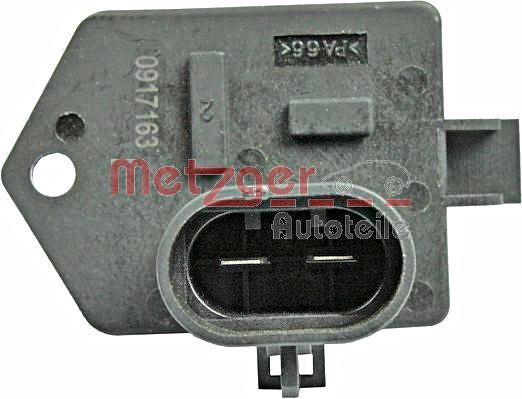 METZGER Electro Motor Radiator Fan Pre-Resistor For FIAT ABARTH 500 ...