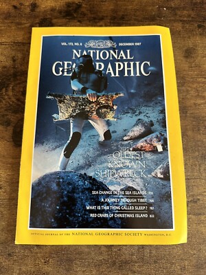 Vintage December 1987 Vol. 172 No. 6 National Geographic Society ...
