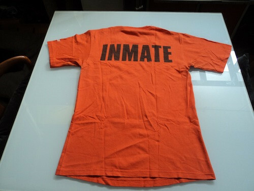 USED BATMAN "ARKHAM ASYLUM, INMATE" T-SHIRT, SIZE SMALL! GOOD CONDITION ...