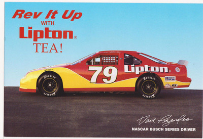 Dave Rezendes Lipton Tea NASCAR Racing 1994 Schedule Color Advertising ...