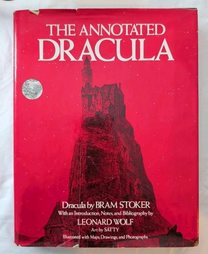The Annotated Dracula Bram Stoker Leonard Wolf 1st Edition Hardcover DJ ...