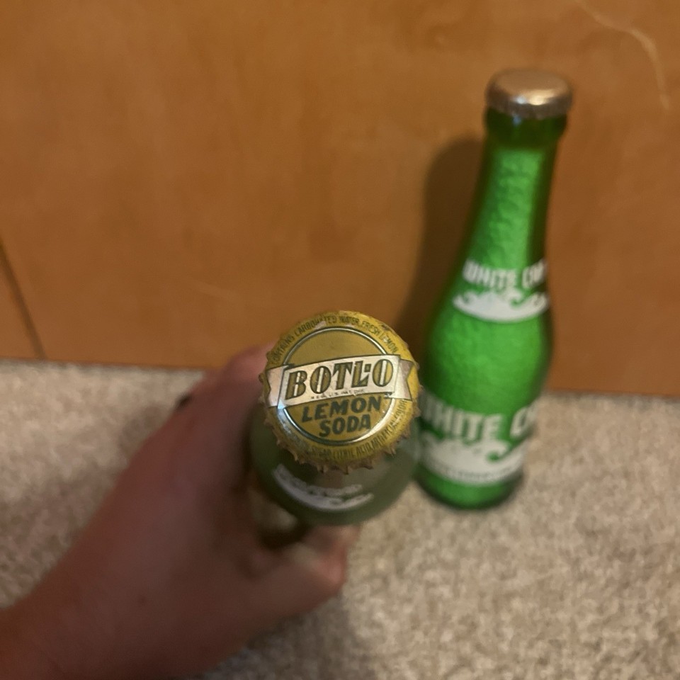 White Cap Bottle, Botl-o With White Caps, Blue Label Botl-o | eBay