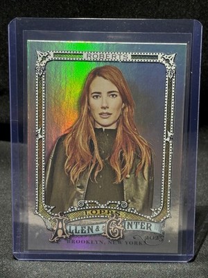 2025 Topps Allen & Ginter- Emma Roberts #286 Silver Portraits | eBay