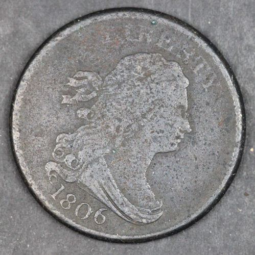 1806 Draped Bust Half Cent - - US 1/2c Copper Penny -- | eBay