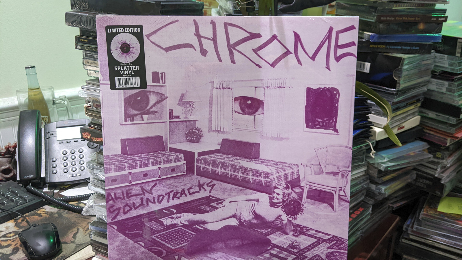 CHROME Alien Soundtracks - Purple Splatter (Record 2022)Chromosome ...