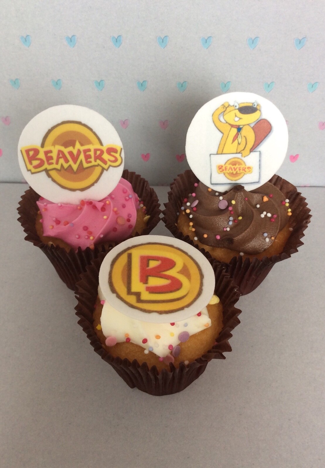24 Beavers Premium Cupcake Fairy Cake Toppers Edible Rice Wafer Paper ...