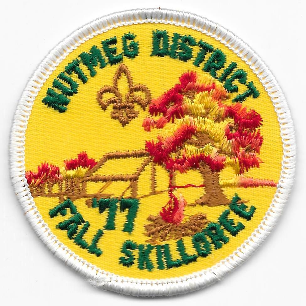 1977 Skilloree Nutmeg District Long Rivers Council Boy Scouts of ...