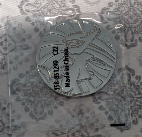 POKEMON TCG ARCEUS ULTRA PREMIUM COLLECTION UPC METAL SILVER COIN - NEW ...