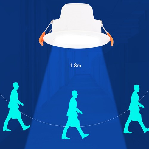 LED Induction Downlight Embedded Ceiling Lighting 6000k AC90-265v With ...