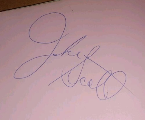 JAKE SCOTT BEST Original Hand Signed Autograph Miami Dolphins Super ...