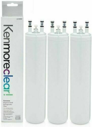 3 Pack Kenmore Clear 46-9999 9999 Replacement Refrigerator Water Filter ...