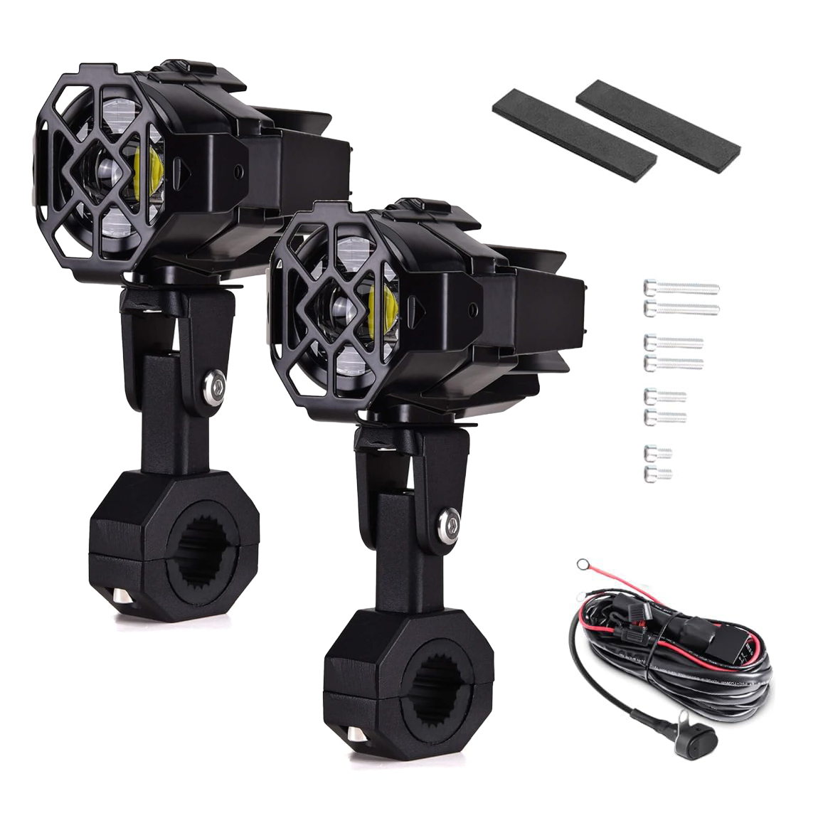 Motorcycle Auxiliary Lights LED Spot Driving R1200GS Fog Lights Spot ...