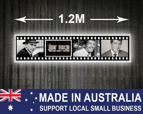 Illuminated 50's Actors Sign Lightbox Mancave Theatre-room Bar ...