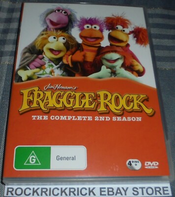 FRAGGLE ROCK THE COMPLETE 2ND SEASON DVD (4 DISC SET) JIM HENSON REGION ...