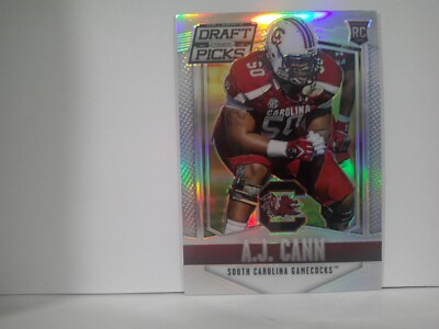 2015 Panini Prizm Collegiate Draft Picks Silver Prizm AJ Cann #159 ...