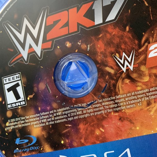 WWE 2K17 (Sony PlayStation 4, 2016) PS4 Top of the disc scratched | eBay