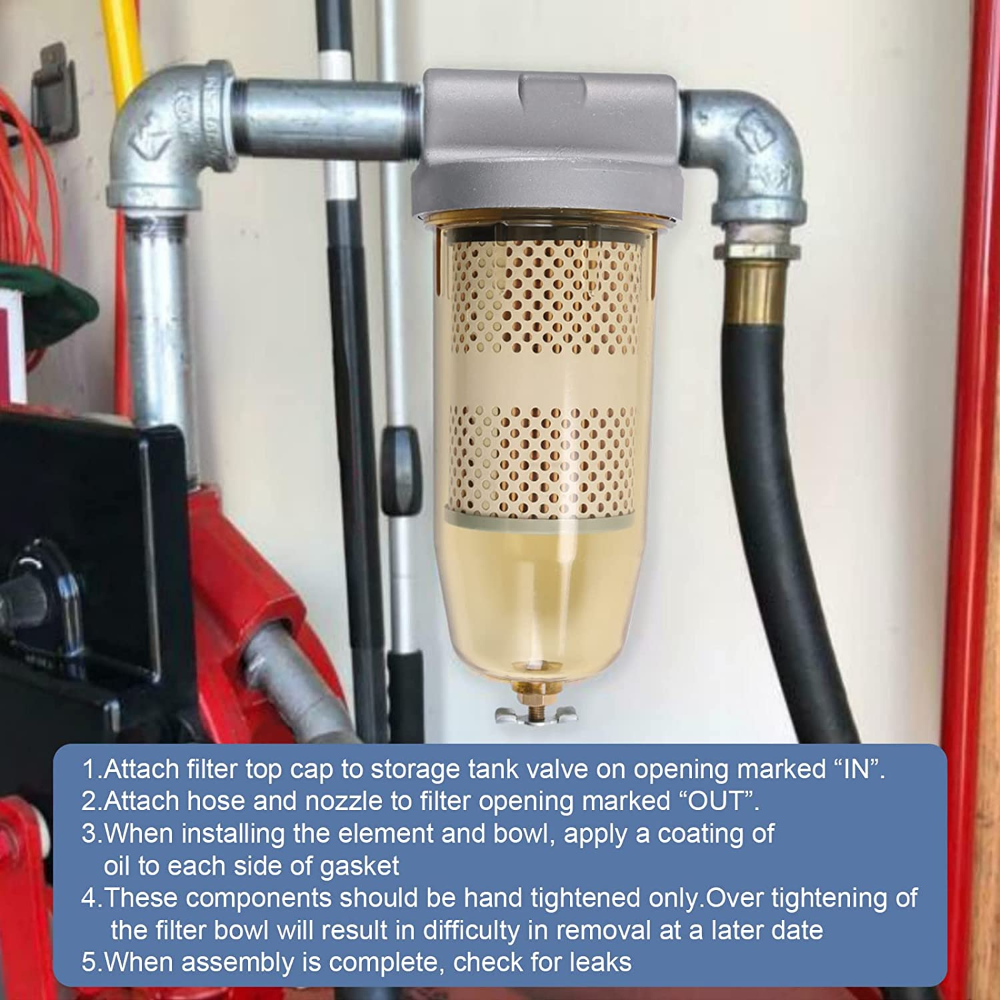 Fuel Storage Tank Filter Water For Baldwin Sediment Bio Diesel 1" B10 ...