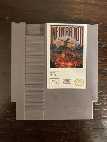 Infiltrator (Nintendo, 1990) Cartridge Only. Tested and Working. FREE ...