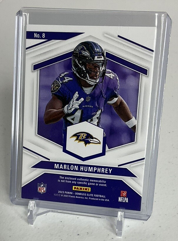 2023 Donruss Elite Coverage Marlon Humphrey Gold Patch #’ed 46/49 NM | eBay