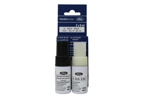 Original Ford Lackstift Midnight Sky Metallic + Klarlack je 9ml 2589854 ...