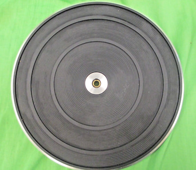 DUAL CS 1245 TURNTABLE PLATTER WITH MAT & CENTER TRIM USED BUT IN GREAT ...