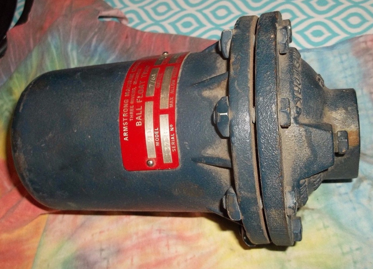 ARMSTRONG BALL FLOAT TRAP 2LD LIQUID DRAINER 7/64" 3.75 OZ WEIGHT VALVE ...