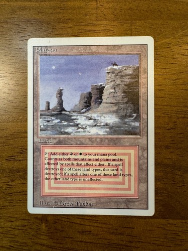 MTG Plateau Revised Edition Regular Rare Lightly Played | eBay