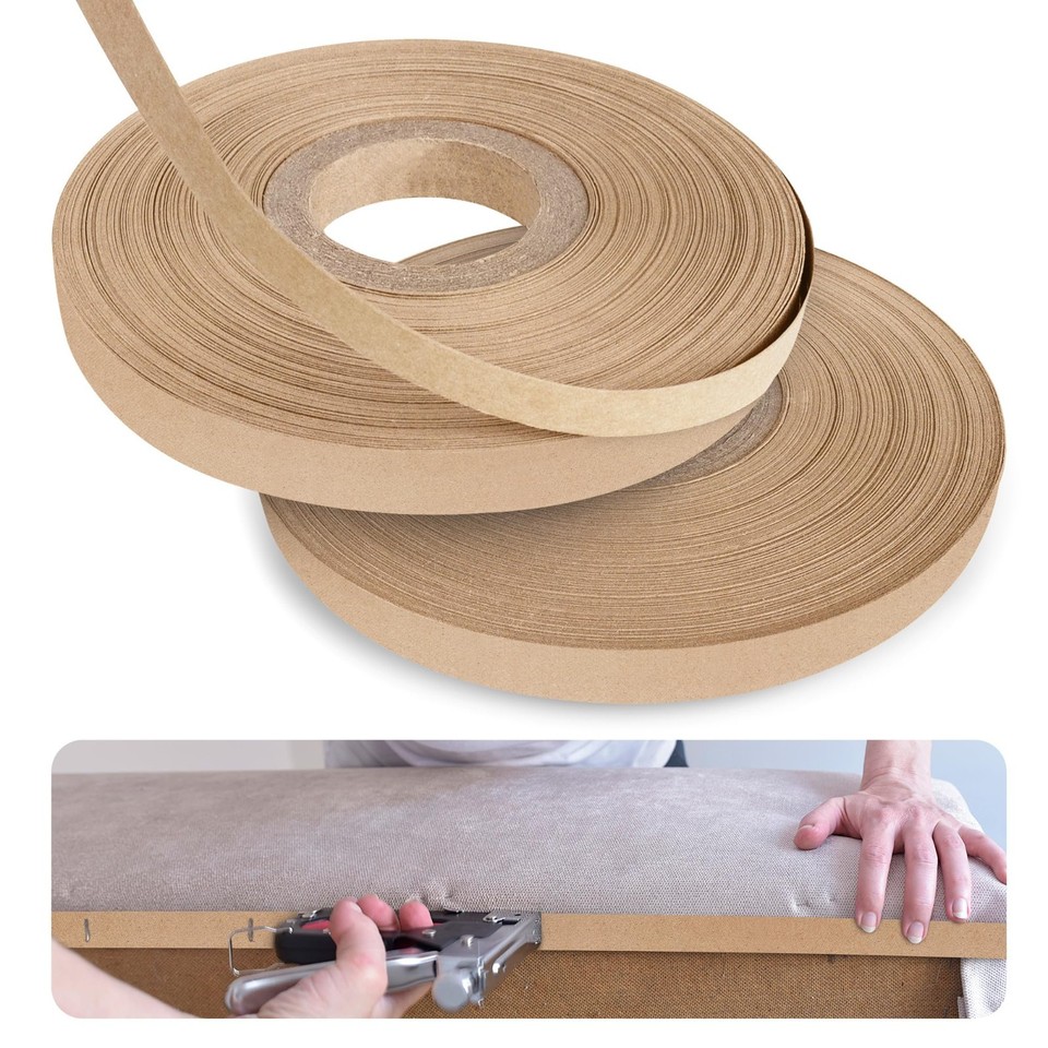 2 Pack 72 Yard Upholstery Tack Strips, 1/2" Sofa Repair Tacking Strips ...