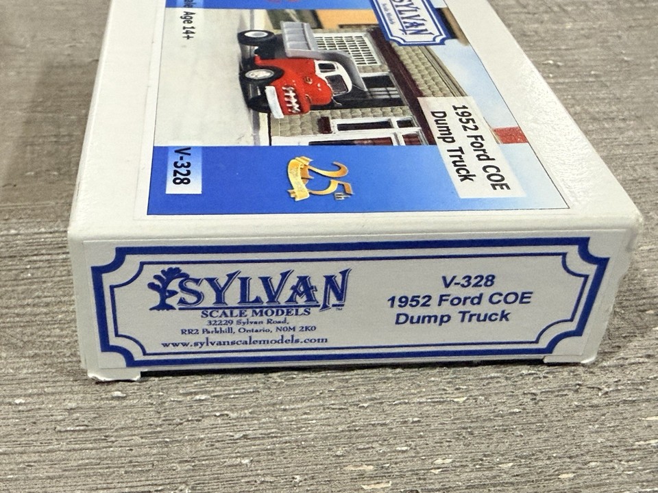 Sylvan V-328 HO Scale 1:87 1952 Ford COE Dump Truck Resin Model Car Kit ...