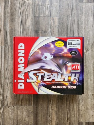 New Diamond Stealth Radeon 9250 PCI 256MB DDR Graphics Card DVI VGA | eBay