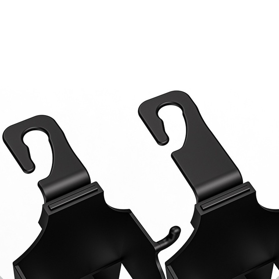 Sturdy Car Headrest Hook Storage Solution with Convenient Drink Holder ...