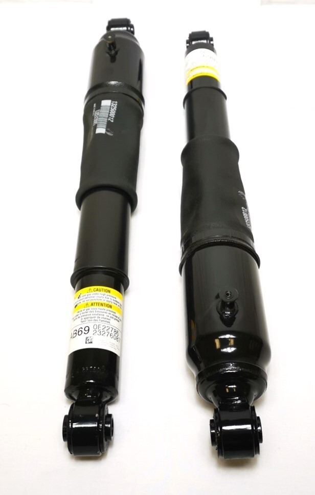 TWO GM 23276087 Rear Air Ride Shock Absorber 15-17 Suburban Yukon Tahoe ...