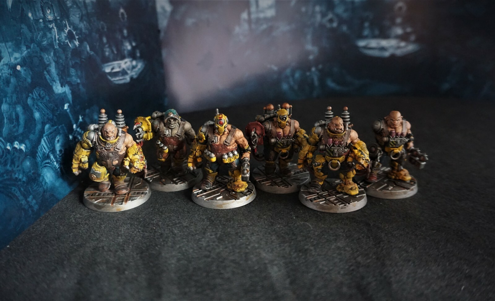 Slave Ogryn Gang painted Necromunda Warhammer 40k House of Chains | eBay