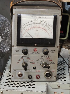 RCA ADVANCED VOLTOHMYST VOLTMETER | eBay