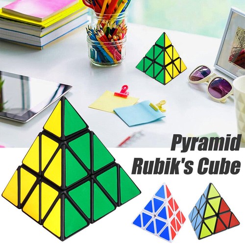 Pyramid Magic Cube 3x3 Pyraminx Cube Smooth Puzzle Decompression Toys ...