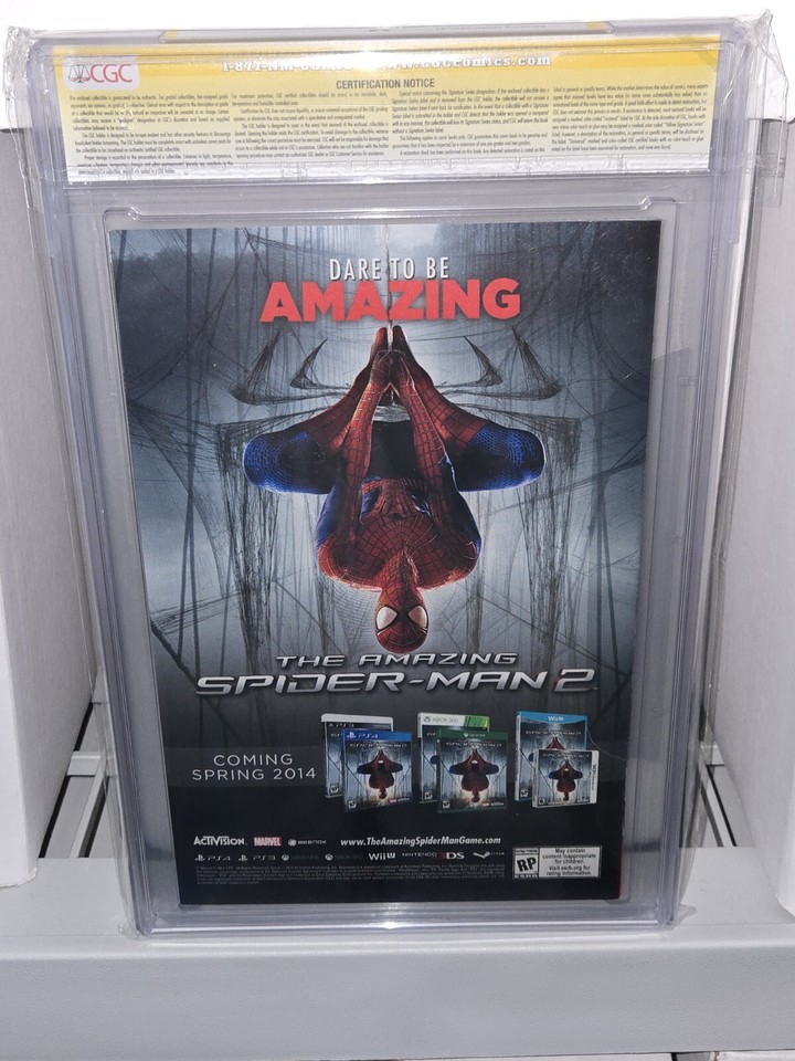 Amazing Spider-Man #1 CGC SS Signature Autographed by STAN LEE on Issue ...