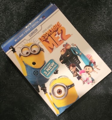 NEW Despicable Me 2 Blu-ray + DVD + Digital Copy + Slip Cover + 3NEW ...