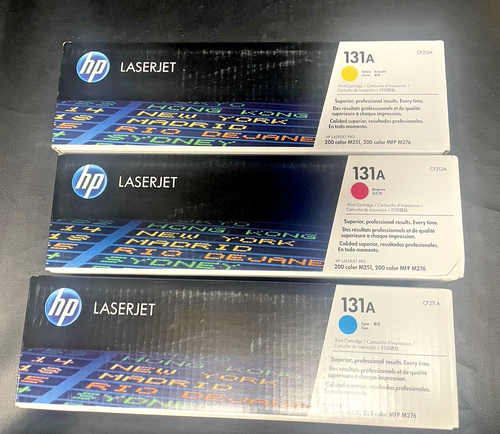 Genuine HP 131A CF213A CF212A CF211A Toner Cartridge Lot – Magenta ...