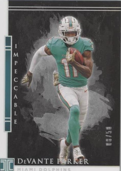 2020 Panini Impeccable - Devante Parker #57 Silver /50 for sale online ...