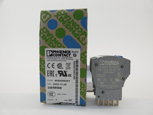 Phoenix Contact CB TM2 5A M1 P Thermal-Magnetic 5A Circuit Breaker ...