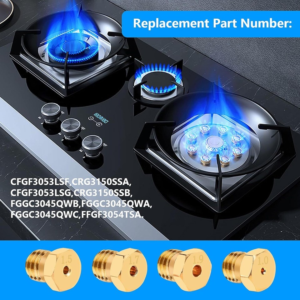 Range Stove Oven Orifice Conversion Kit Propane Lp Natural Gas Brass ...
