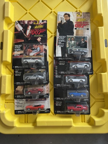 Lot of 9 Johnny Lightning James Bond 007 Die-Cast Cars Aston Martin NEW ...