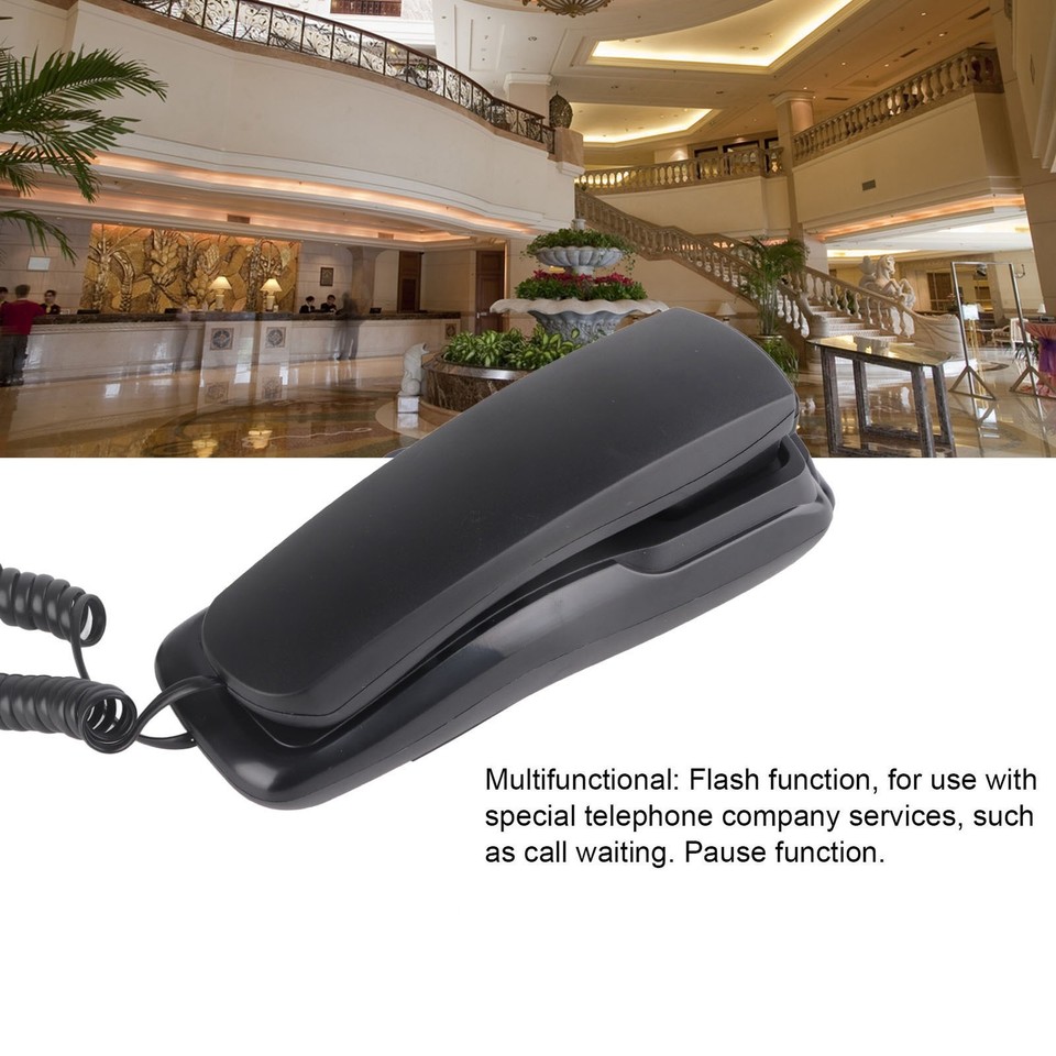 Multifunction Wall Mountable Telephone Mini Wall Mounted Landline Phone ...