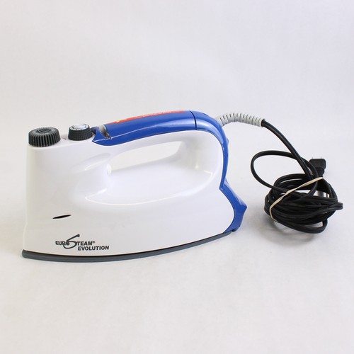 EuroSteam Electric Steam Iron Model 6399/3 White & Blue | eBay