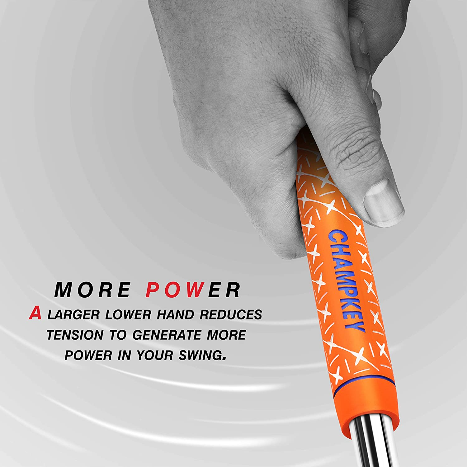 CHAMPKEY X Rubber Golf Grips Set of 13 Grips w/ Repair Kits Standard ...