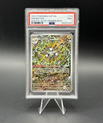 Magneton 159 Pokemon Center Stamp PSA 9 SVP EN SV Black Star Promo 2024 ...